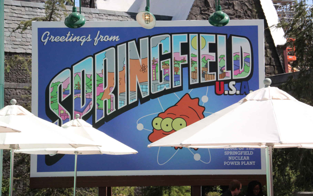 Universal Studios Hollywood Opens Insane Springfield Replica