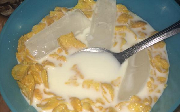 Putting Ice Cubes In Your Cereal Is A Thing...