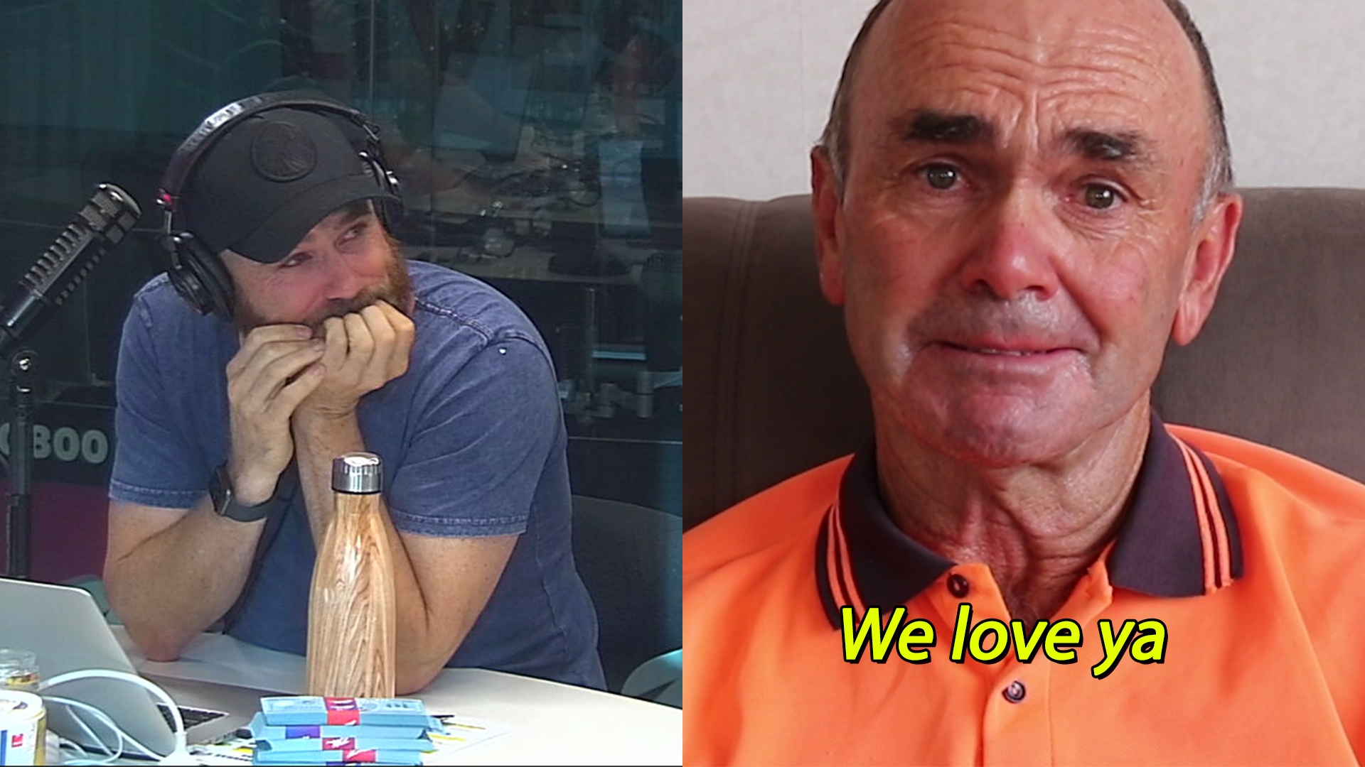 Vaughan gets a birthday message from his Dad