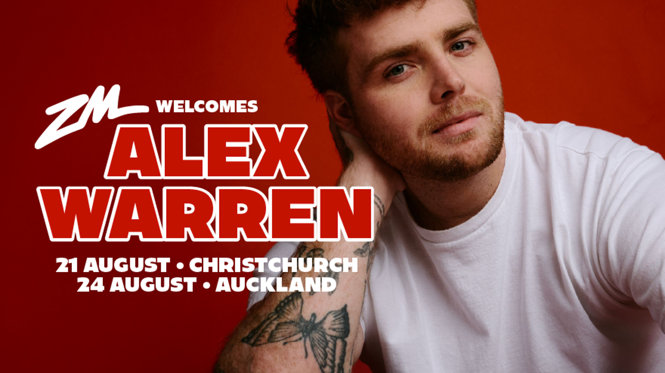 Win tickets to see Alex Warren live in Christchurch this August