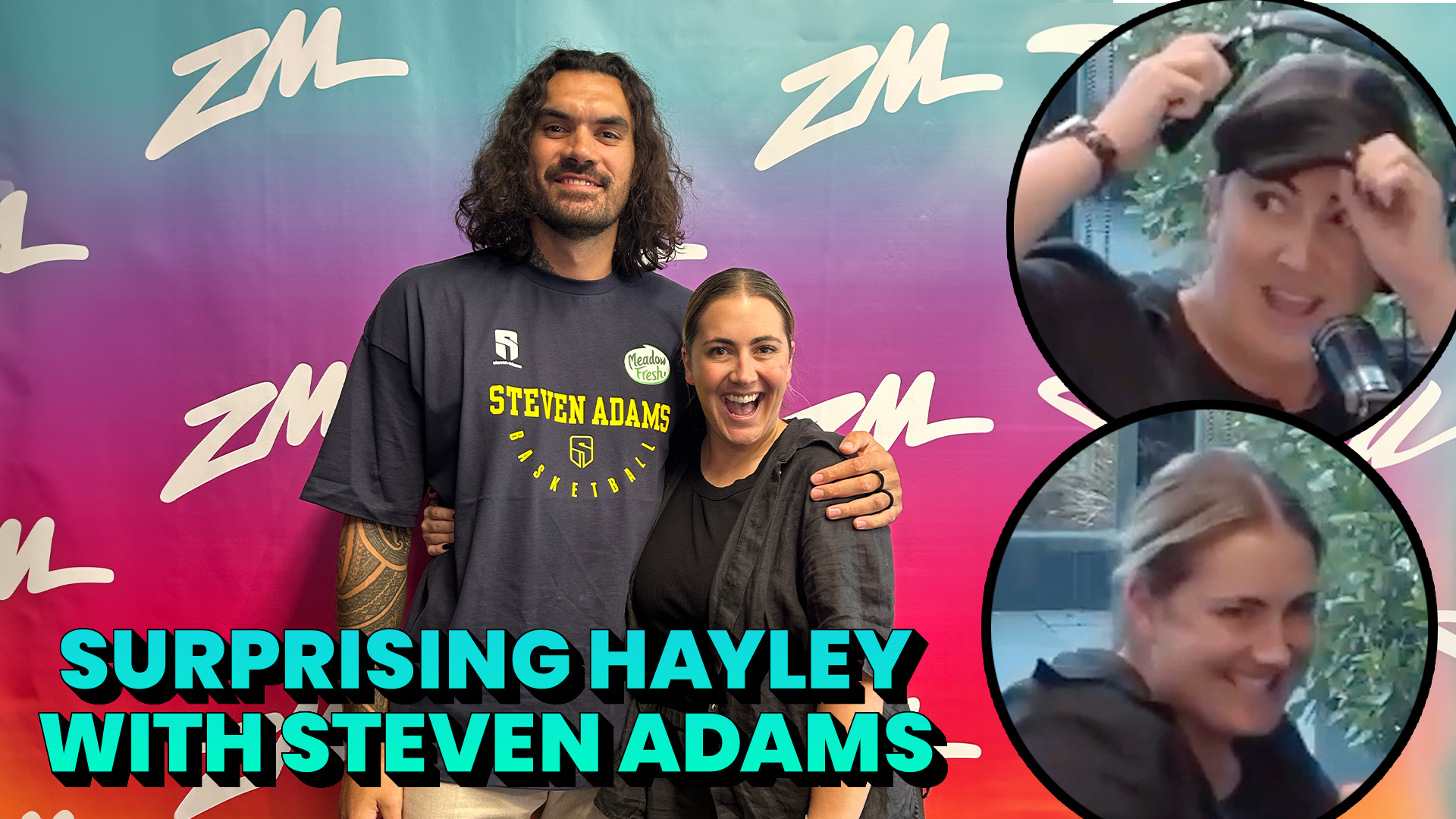Surprising Hayley Sproull with Steven Adams